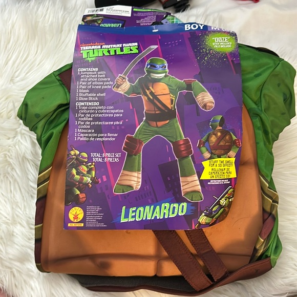 Rubie's | Costumes | Teenage Mutant Ninja Turtle Blue Leonardo Deluxe ...